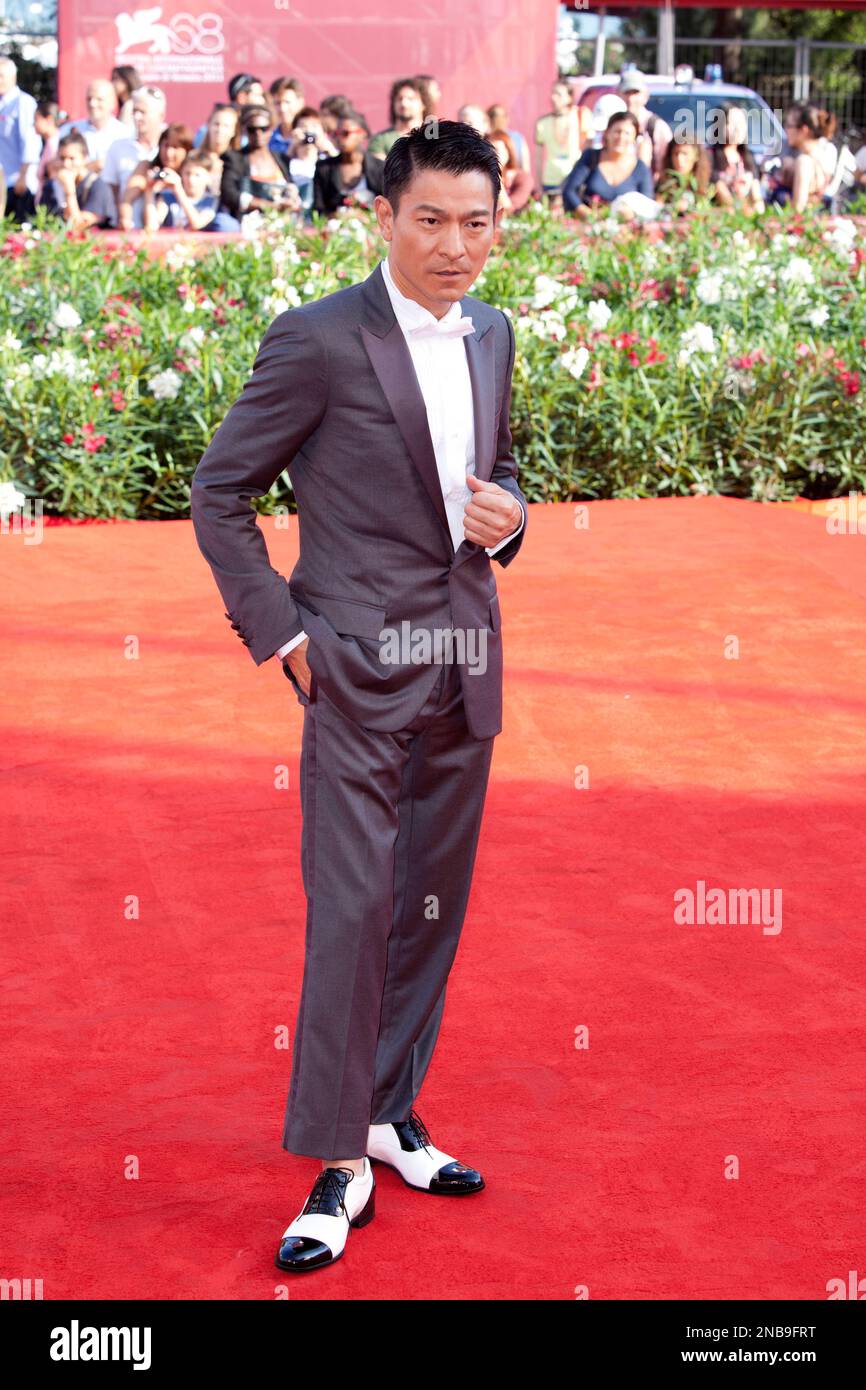 Actor Andy Lau arrives for the premiere of the film A Simple Life at ...