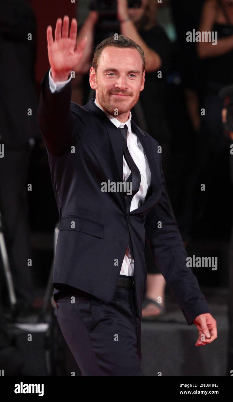 German actor Michael Fassbender arrives on the red carpet for the ...
