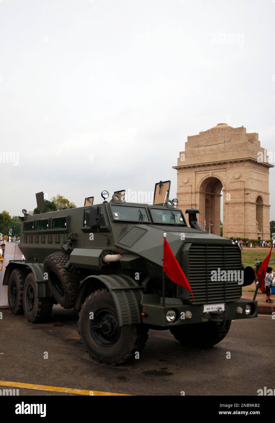 The Mine Protected Vehicle (MPV-I) developed by Defence Land Systems ...