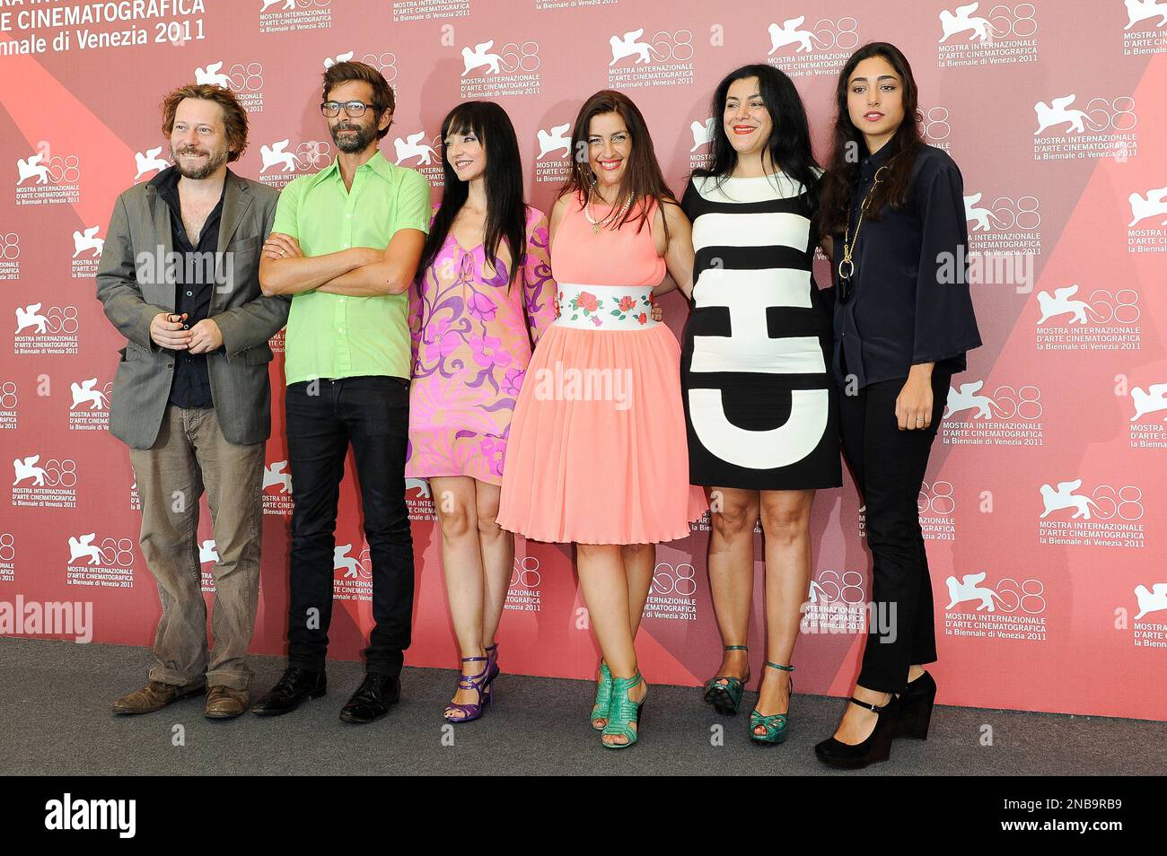From left, French actor Mathieu Amalric, Vincent Paronnaud, Portuguese ...