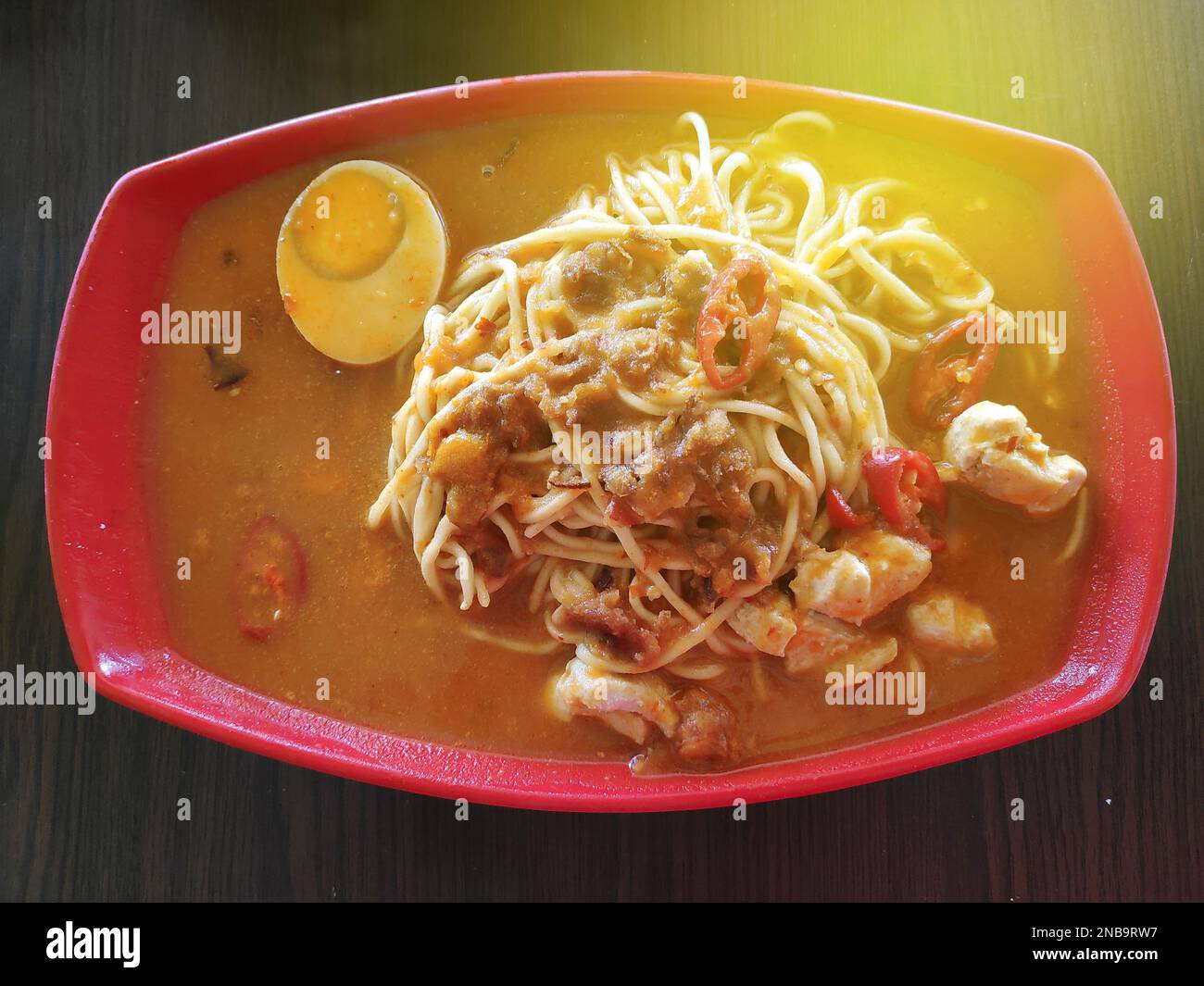 Top view of Jawa mee Stock Photo - Alamy