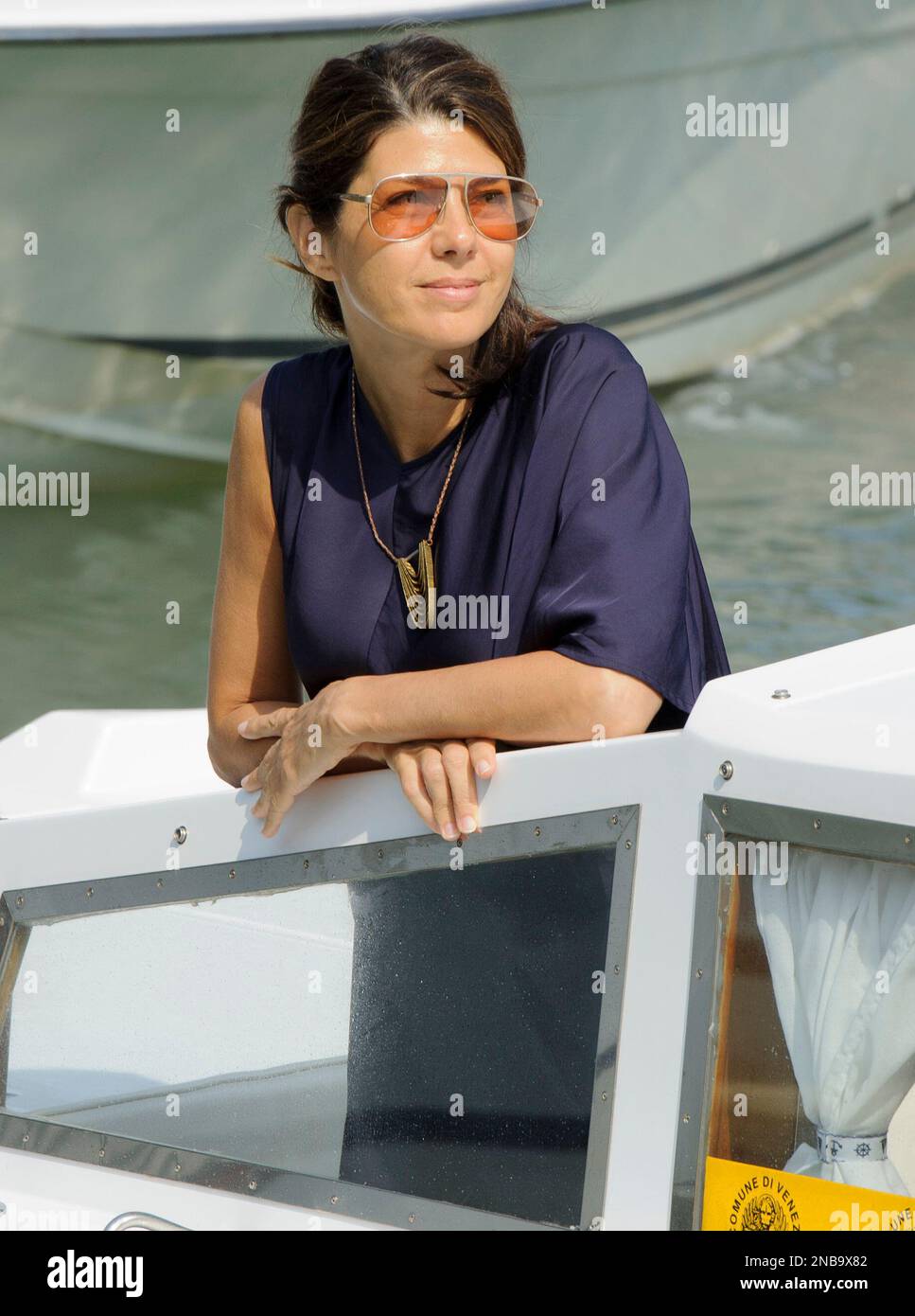 U.S actress Marisa Tomei arrives at the 68th edition of the Venice Film ...