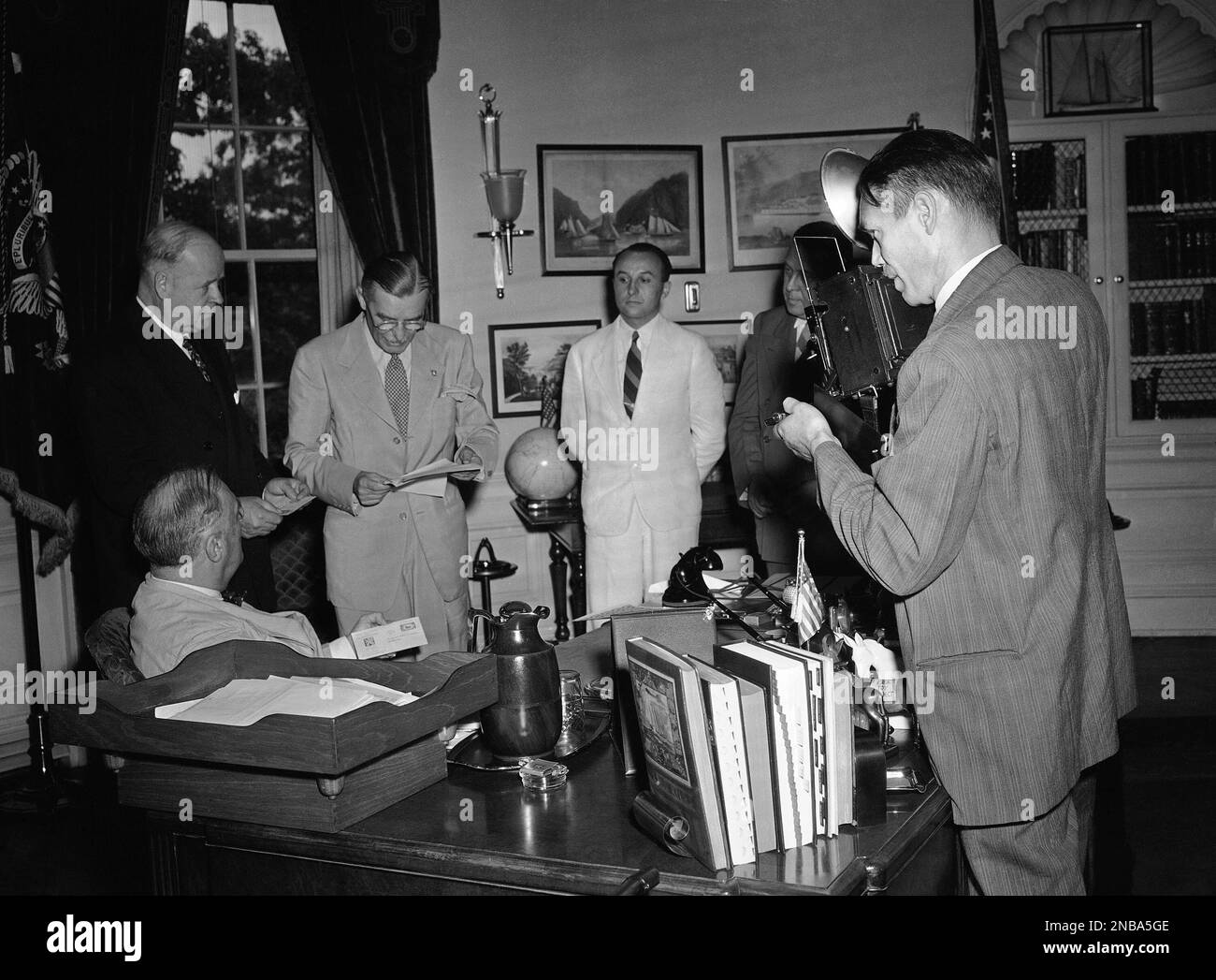 George Skadding, Washington Associated Press bureau photographer, has ...