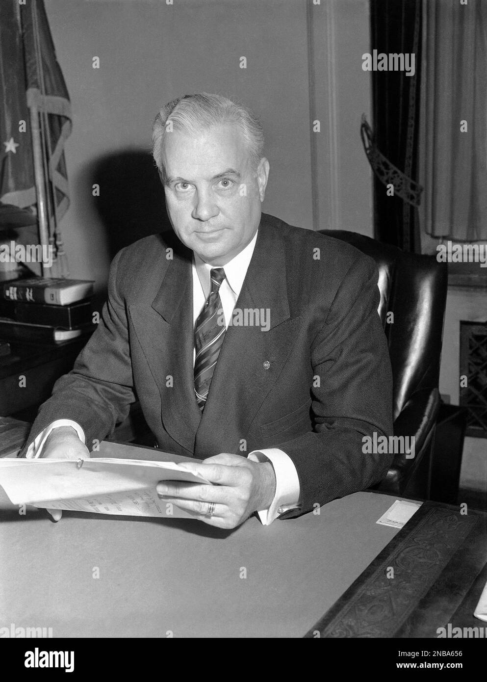 John William Bricker at Columbus, Ohio on March 29, 1943. He was 1st ...