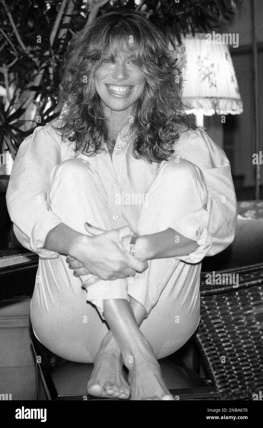 Carly Simon smiles during an interview, Sept. 21, 1983. (AP Photo/Dave ...