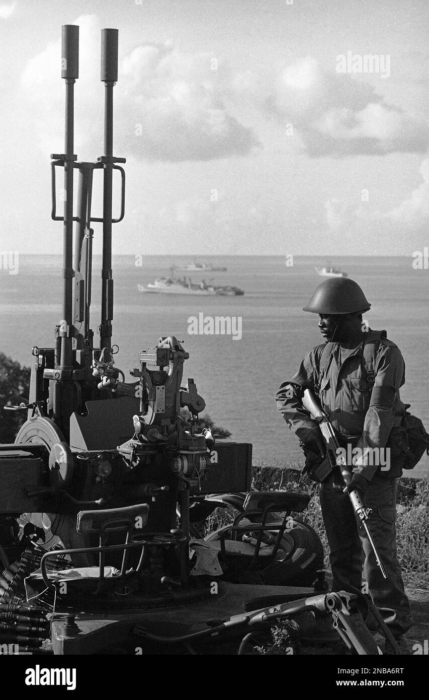 St. Kitts Army Regimental Sgt. Major Leroy Possible Herbert, a member ...