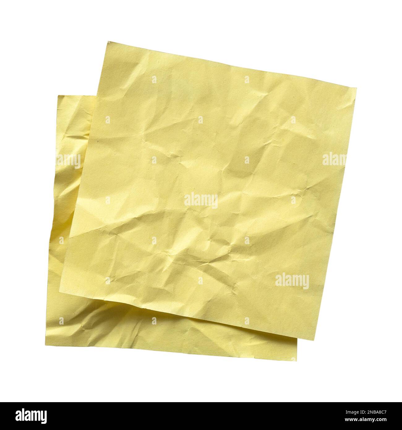 Yellow paper note memo wrinkled poster template. A poster mockup ...