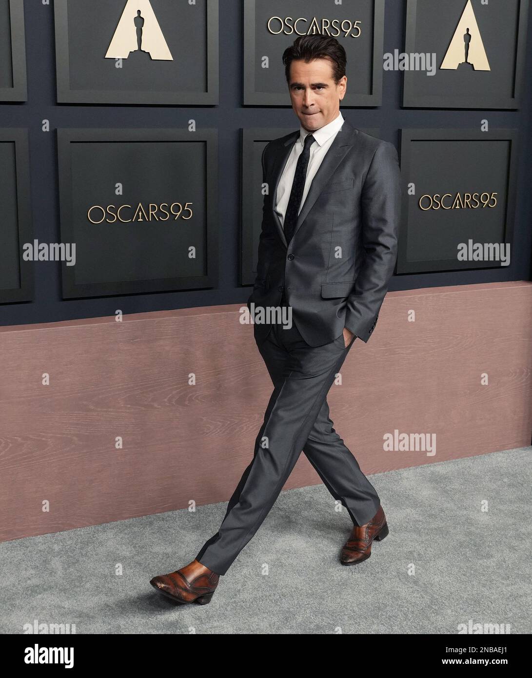 Beverly Hills, CA on Monday, February 13, 2023. Colin Farrell arrives ...