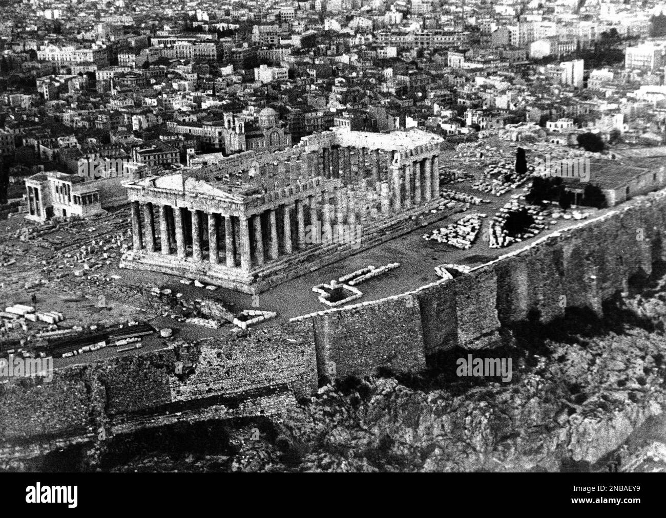 Aerial View Of Acropolis