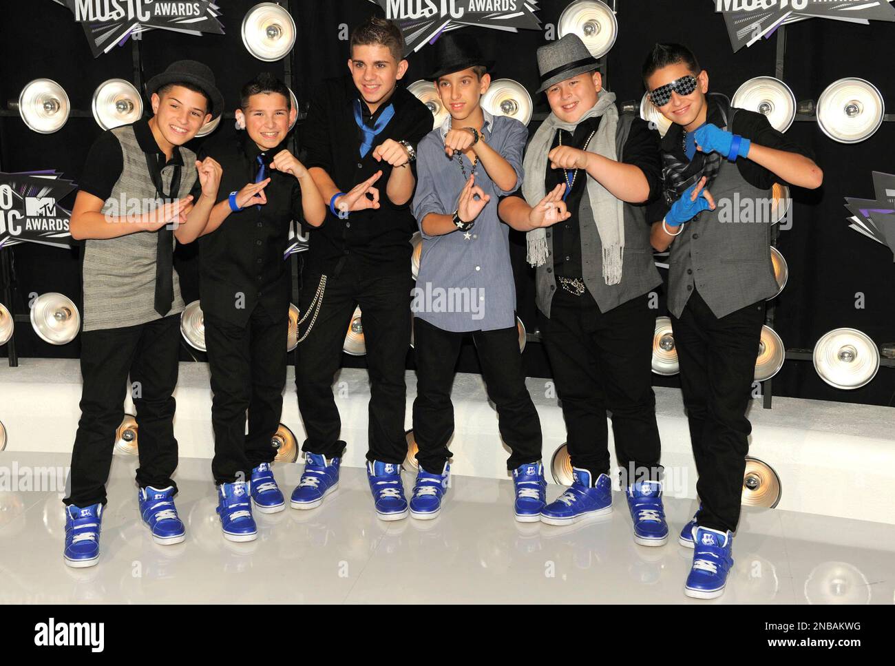 The ICONic BOYZ arrive at the MTV Video Music Awards on Sunday Aug. 28 ...