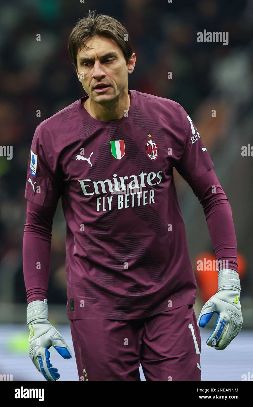 Ciprian Tatarusanu of AC Milan looks on during Serie A 2022/23 football ...