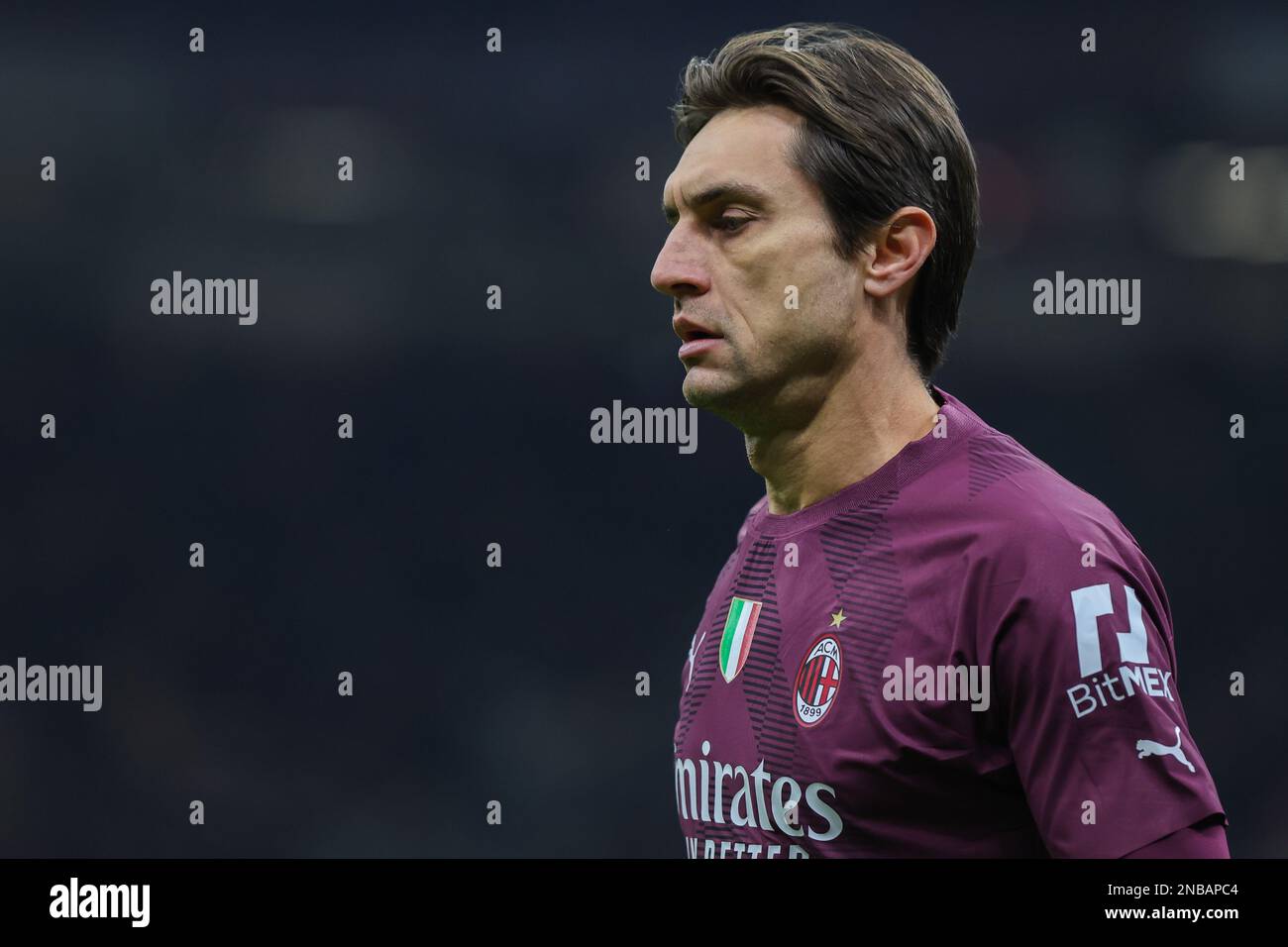 Ciprian Tatarusanu of AC Milan looks on during Serie A 2022/23 football ...