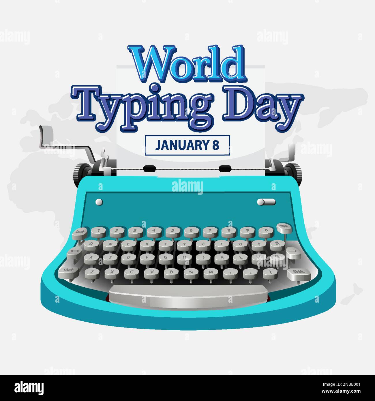 World Typing Day Banner Design illustration Stock Vector Image & Art ...