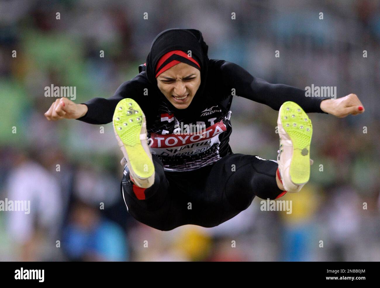Egypt's Enas Gharib makes an attempt in the qualification for the Women ...