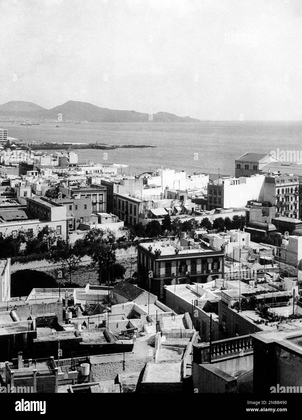 Las Palmas, capital of Grand Canaries in Spain, on July 24, 1938. (AP ...