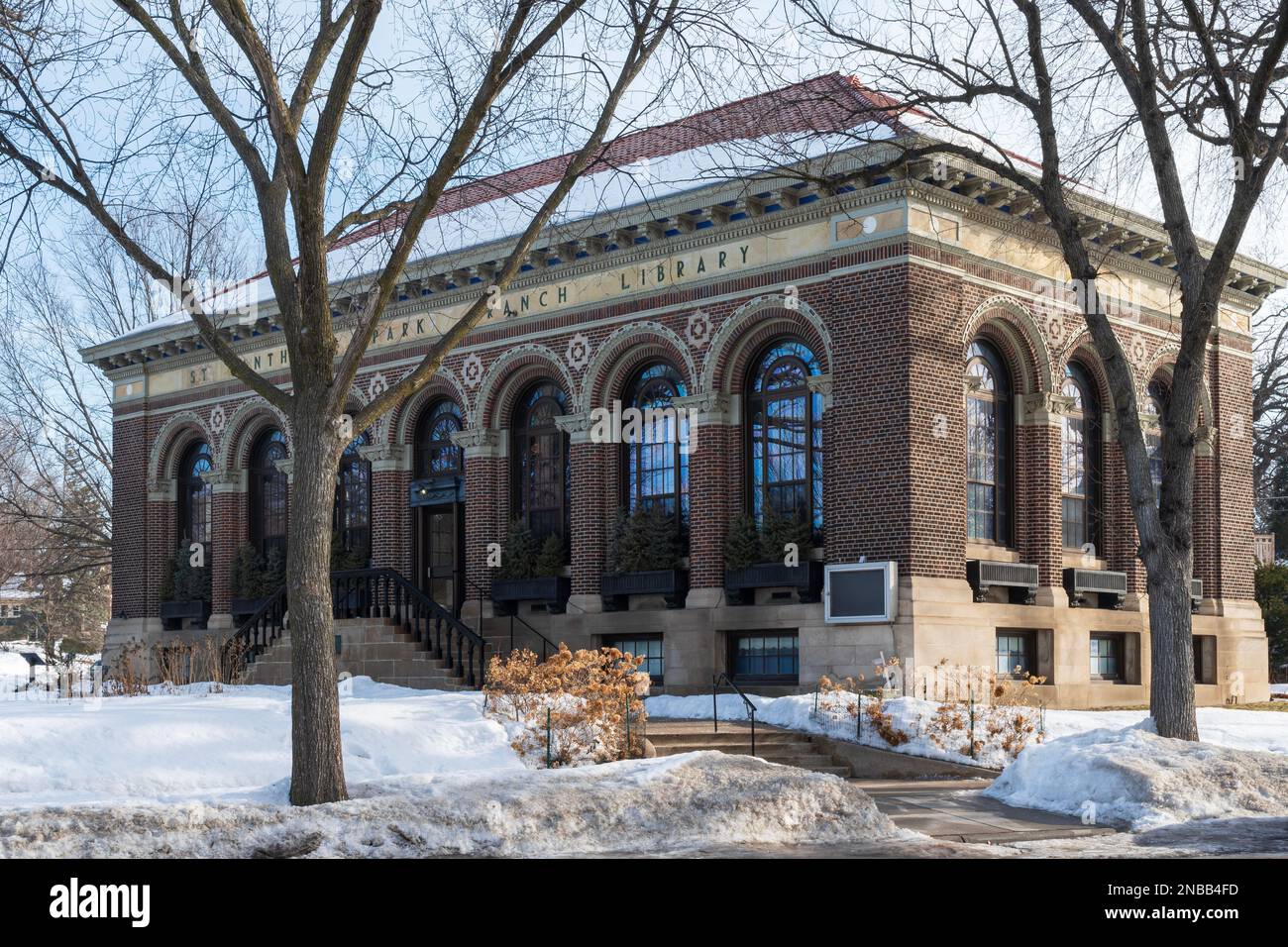 landmark st paul public library st anthony park branch a carnegie ...