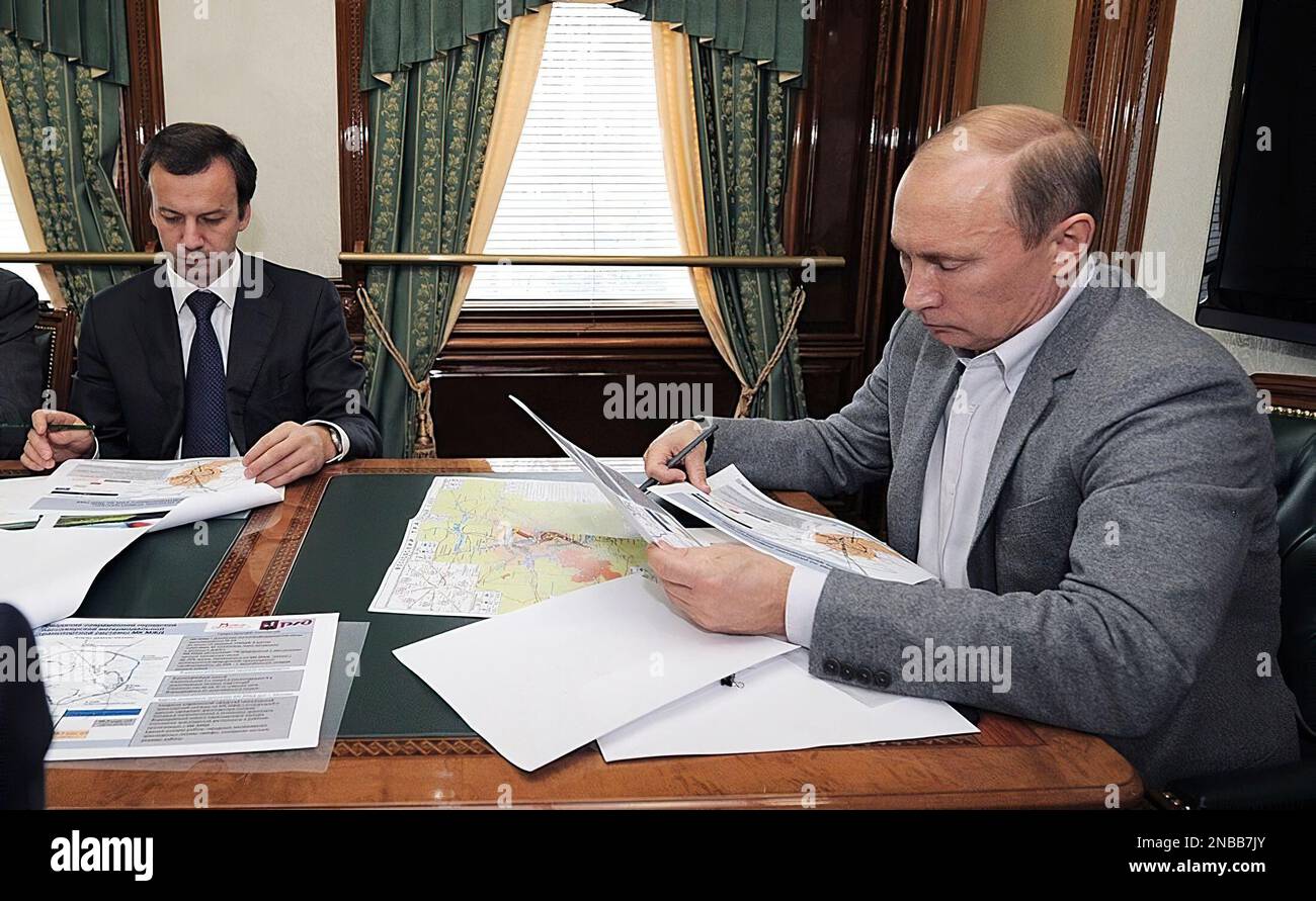 October 19, 2012 -Vladimir Putin held a meeting in an armored train car ...