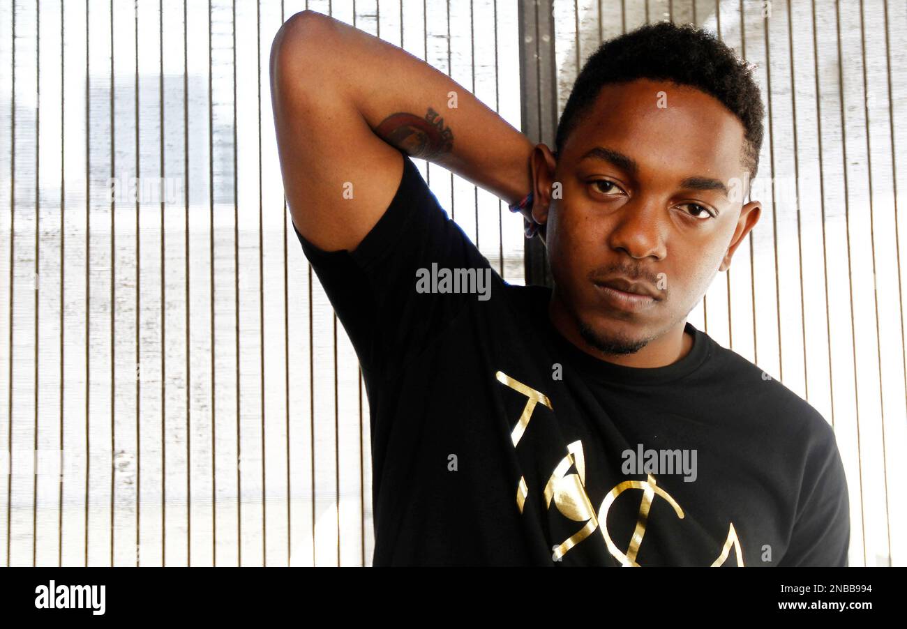 Rapper Kendrick Lamar poses for a portrait in Los Angeles, Wednesday ...