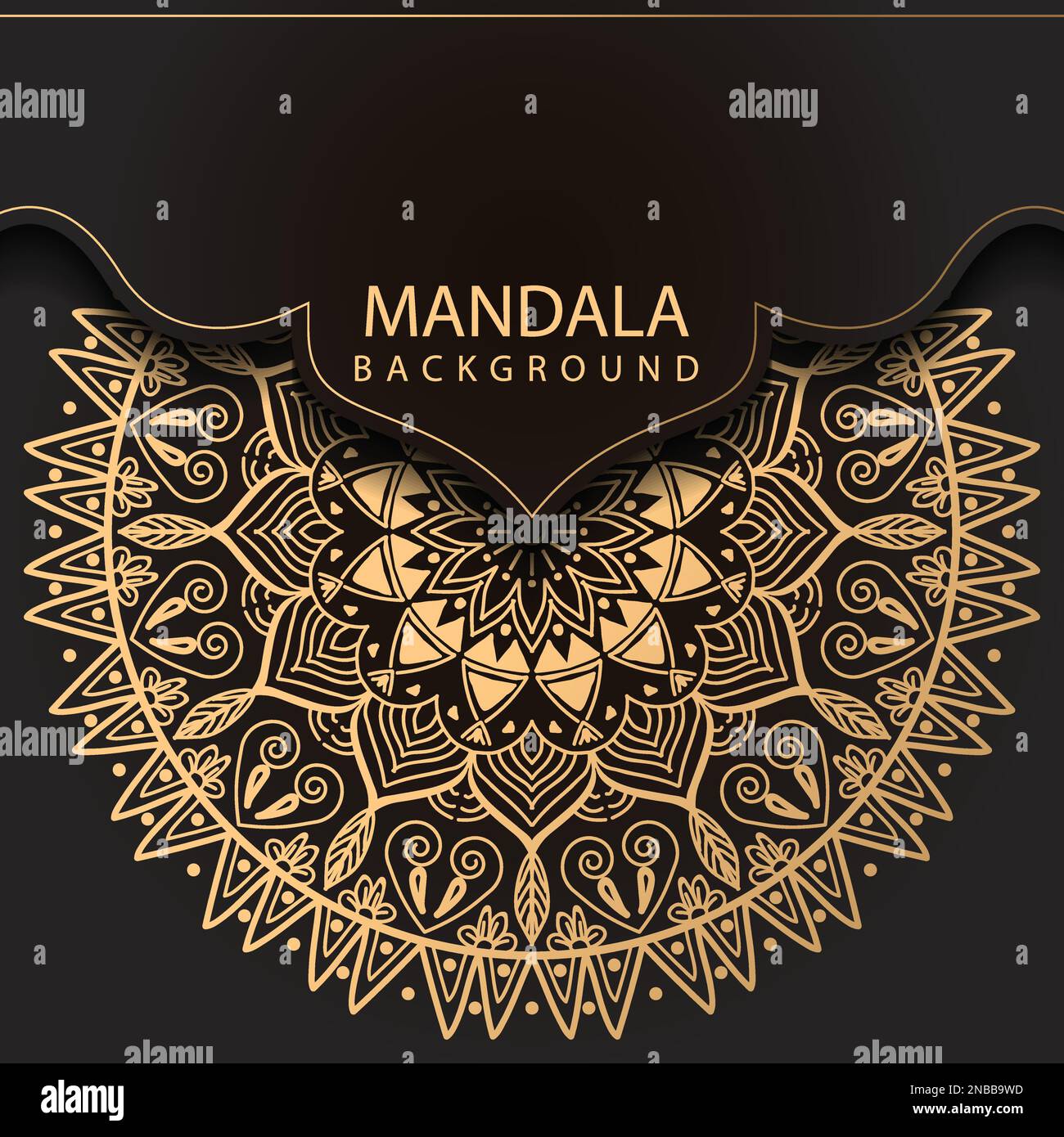 Luxury ornamental mandala design background. Can be used for cards ...