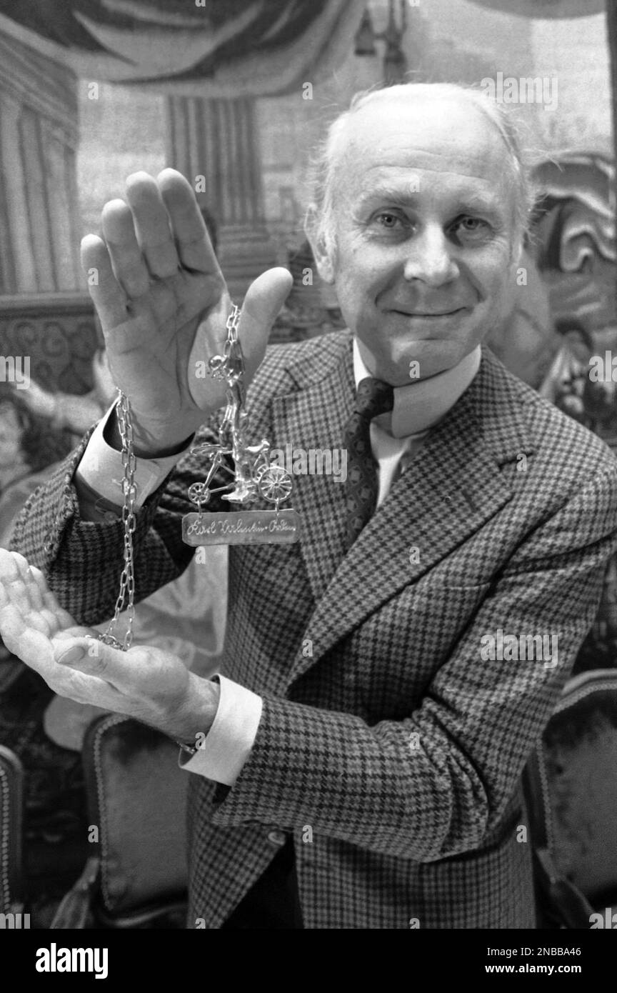 German comedian, actor and illustrator Vicco von Buelow, alias Loriot ...