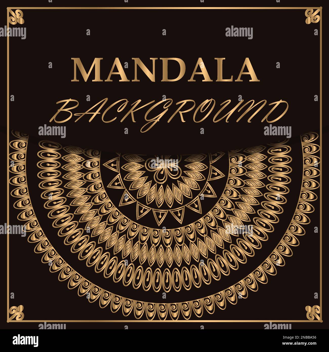 Luxury ornamental mandala design background. Can be used for cards ...