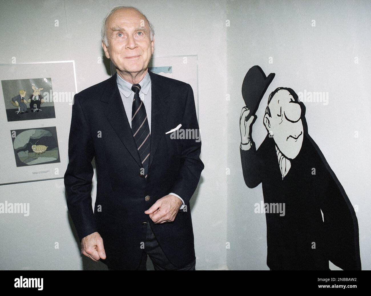 German comedian, actor and illustrator Vicco von Buelow, alias Loriot ...