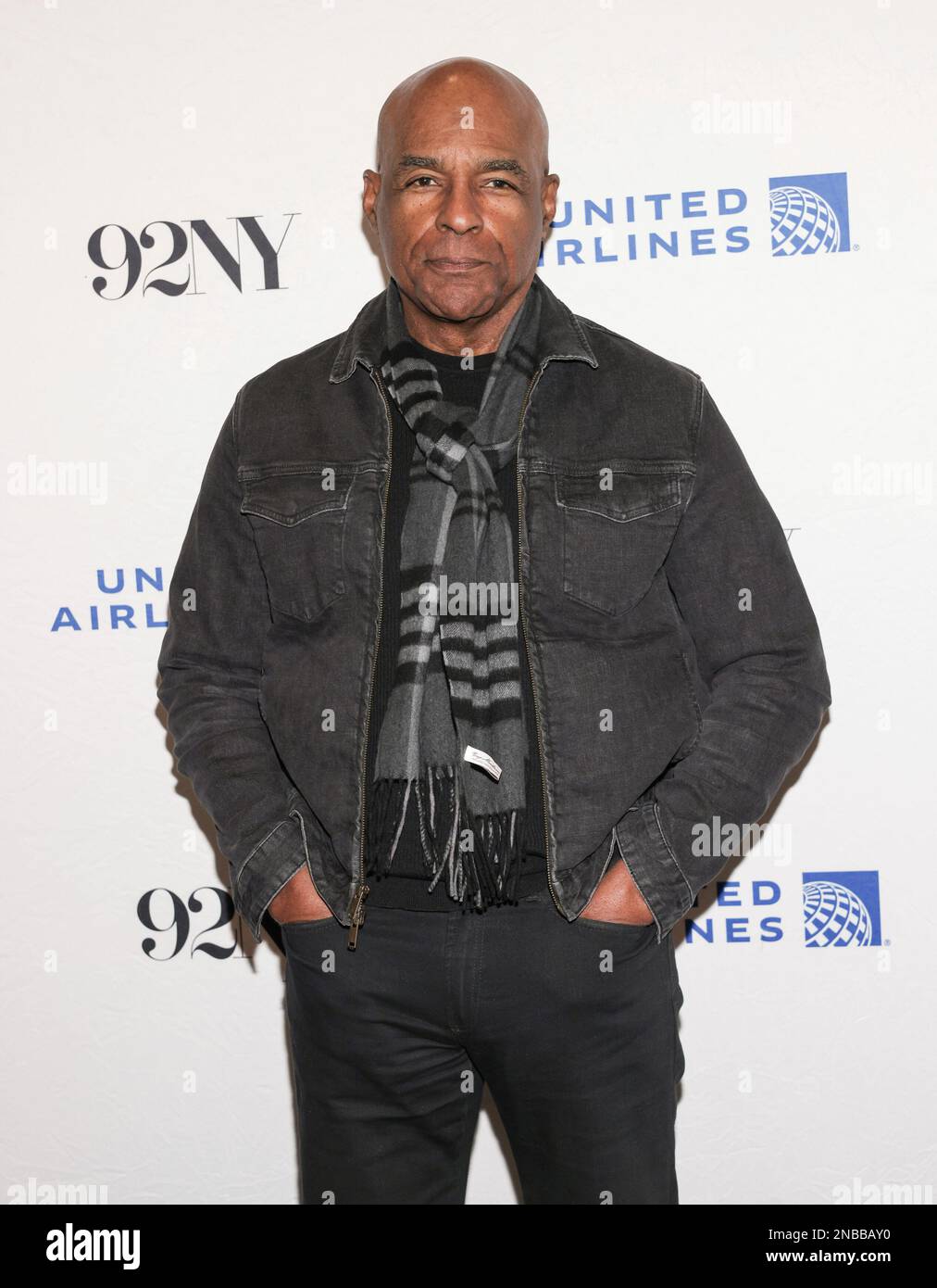 Michael Dorn from "Star Trek: Picard" poses backstage before a ...