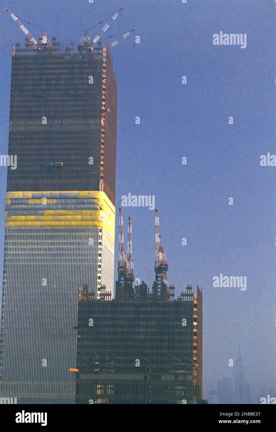 Construction of World Trade Center in New York City in 1970. (AP Photo ...