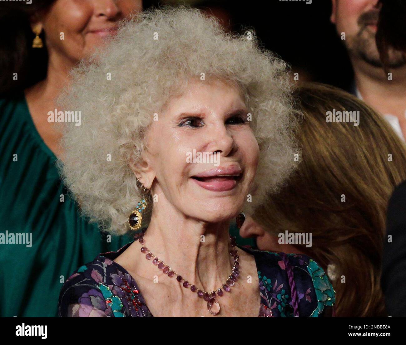 In this photo taken June 16, 2010, Spanish Duchess of Alba arrives for ...