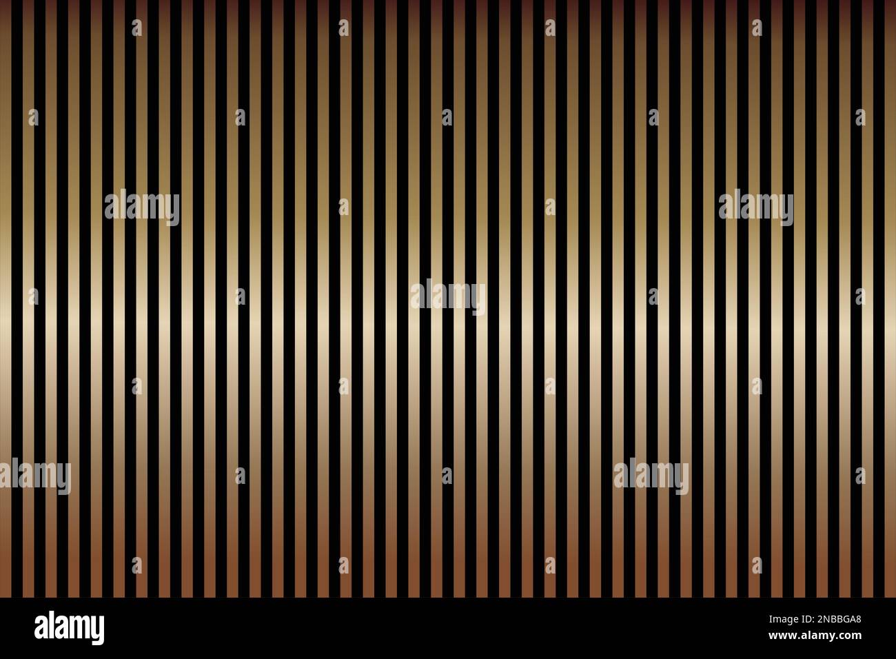 Seamless vertical lines pattern. Black lines on gold background. Simple ...