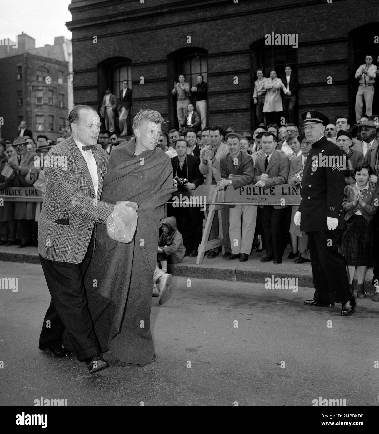 FILE - In this April 1957 file photo, Boston Athletic Association ...