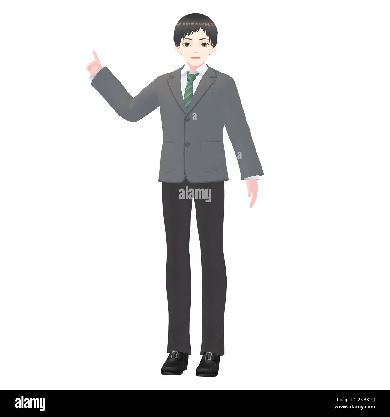 Male Teacher, 3D model Stock Photo - Alamy