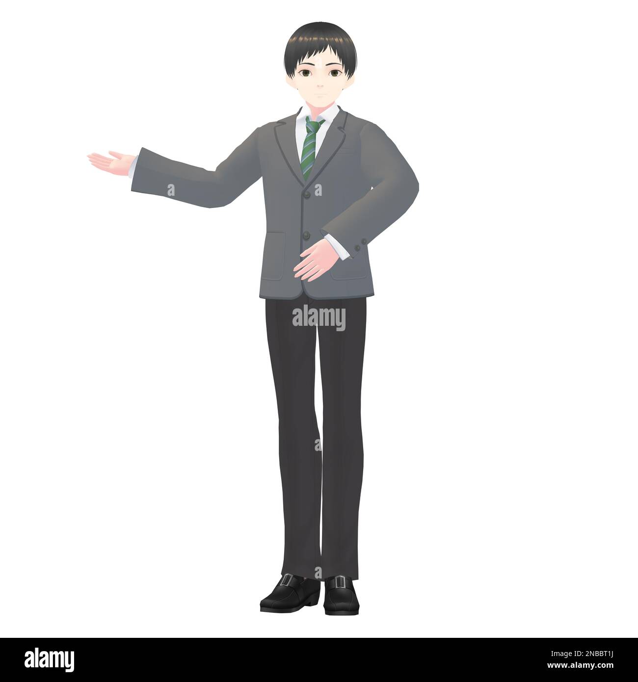 Male Teacher, 3D model Stock Photo - Alamy