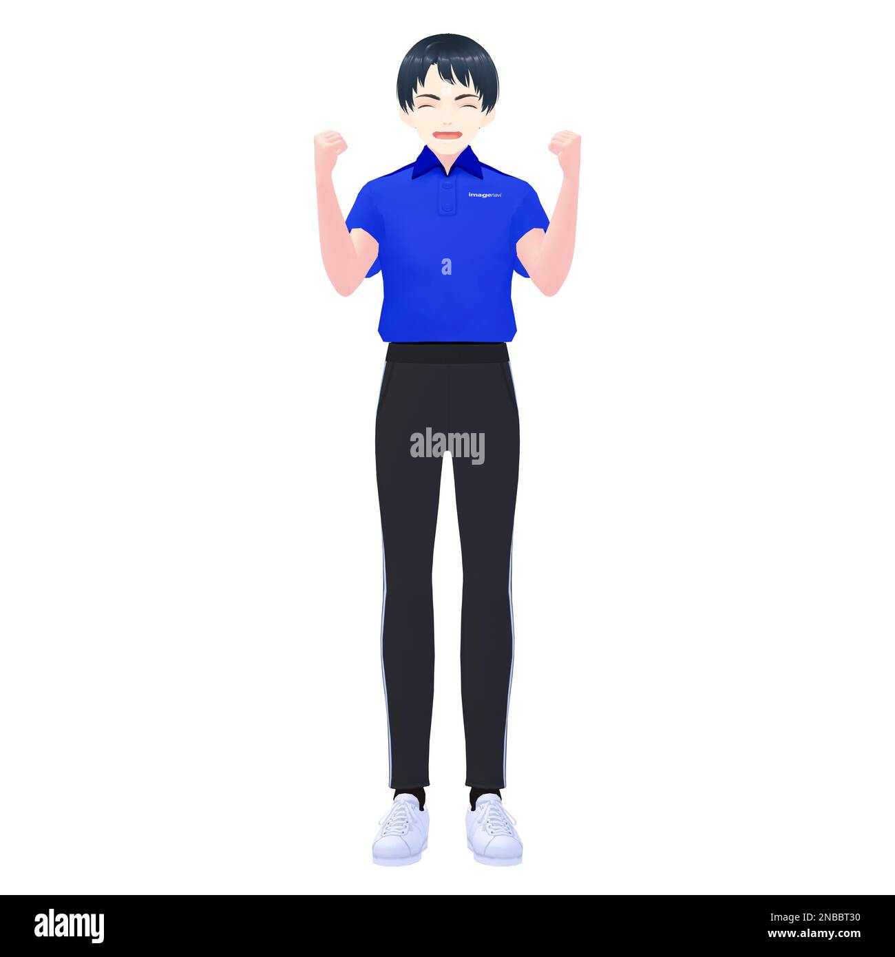 Charge pose Cut Out Stock Images & Pictures - Alamy