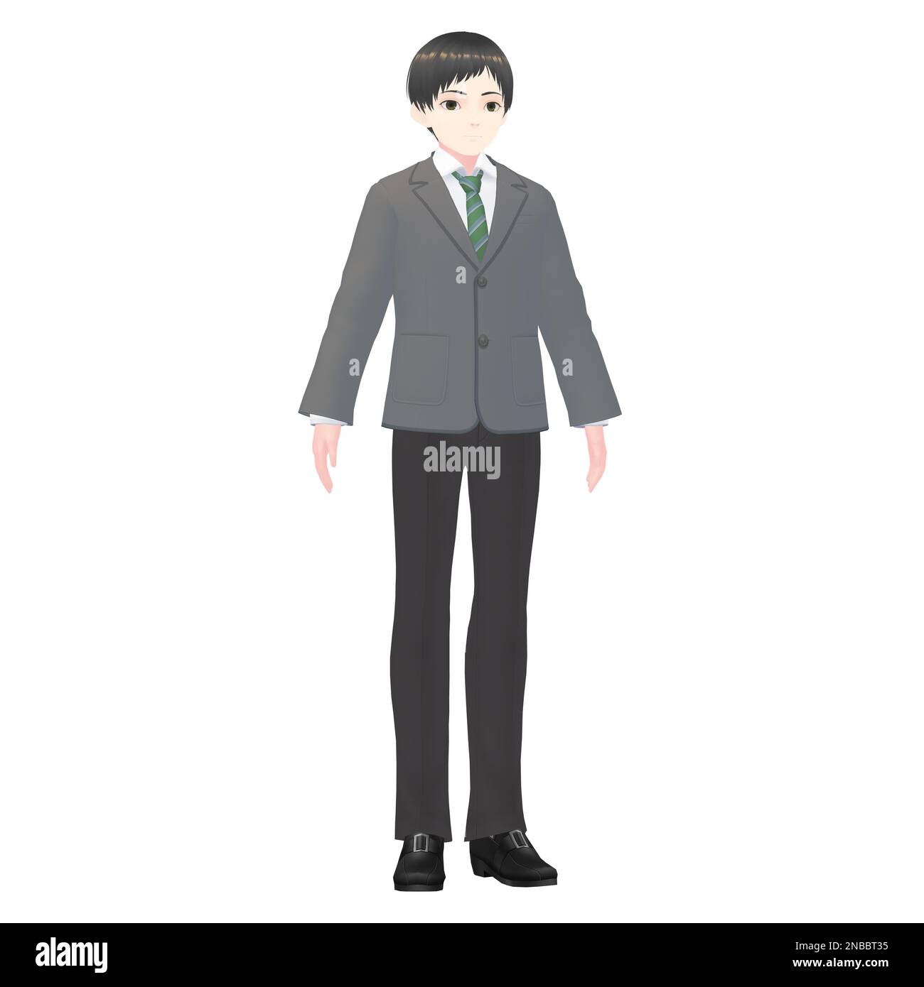 Male Teacher, 3D model Stock Photo - Alamy