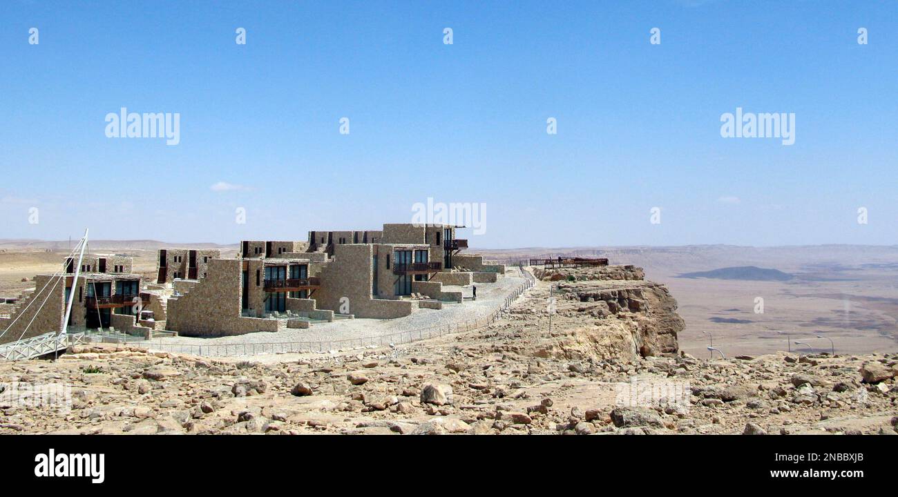 This April 2011 photo shows the Isrotel Beresheet Hotel at Makhtesh ...