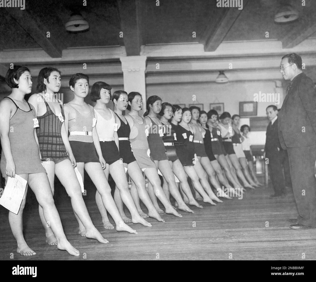 Japanese chorus girls, learn a new routine, March 26, 1938. (AP Photo ...