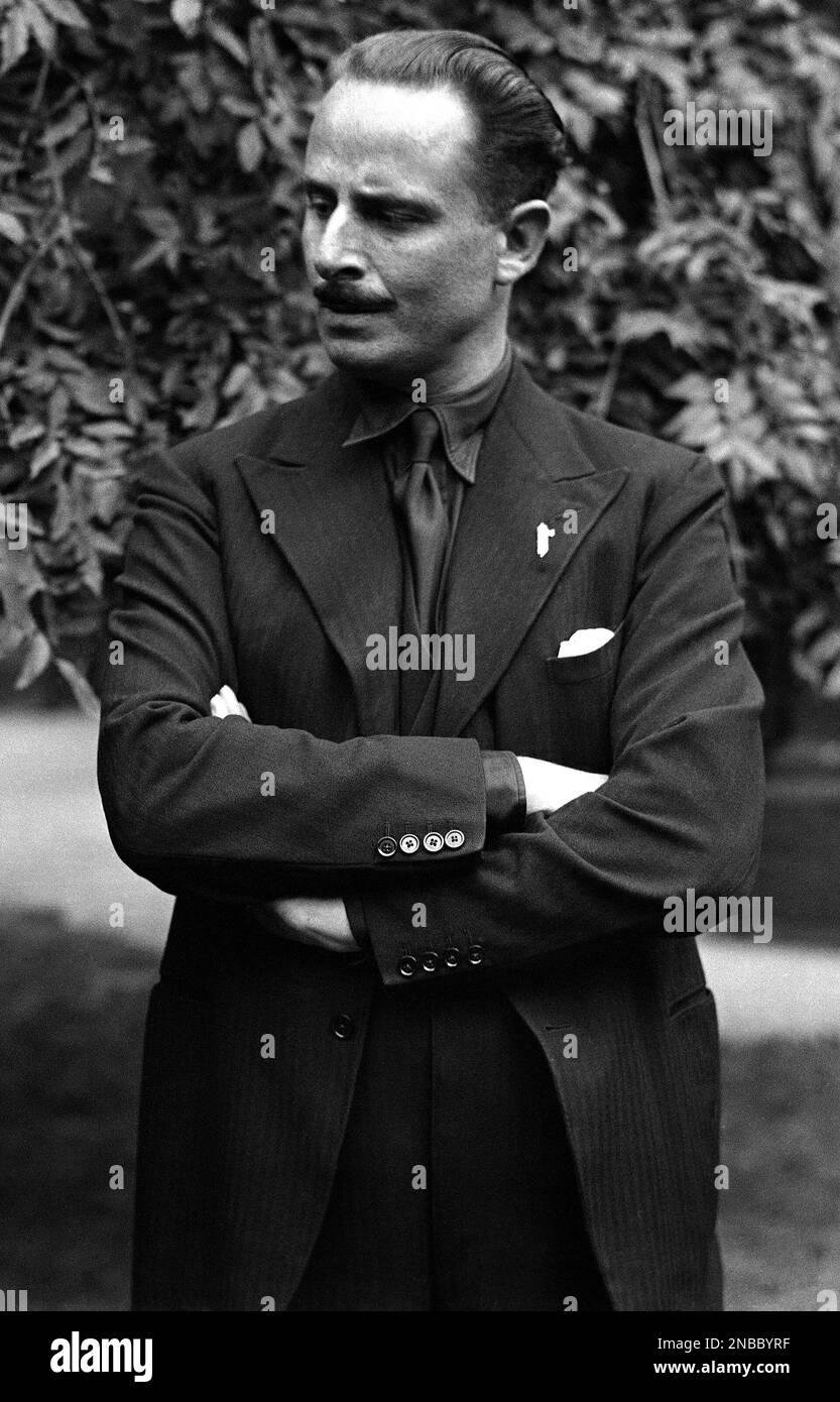 Sir Oswald Mosley, founder of the British Union of Fascists, has in the ...