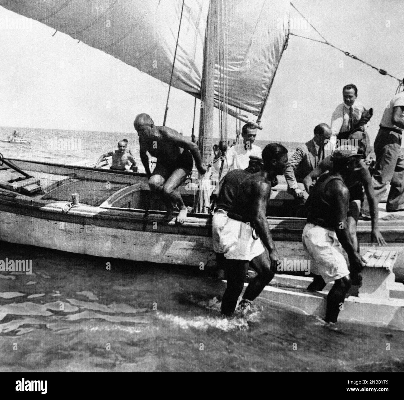 Dr. Engelbert Dollfuss, the "pocket" Chancellor of Austria, flew to ...