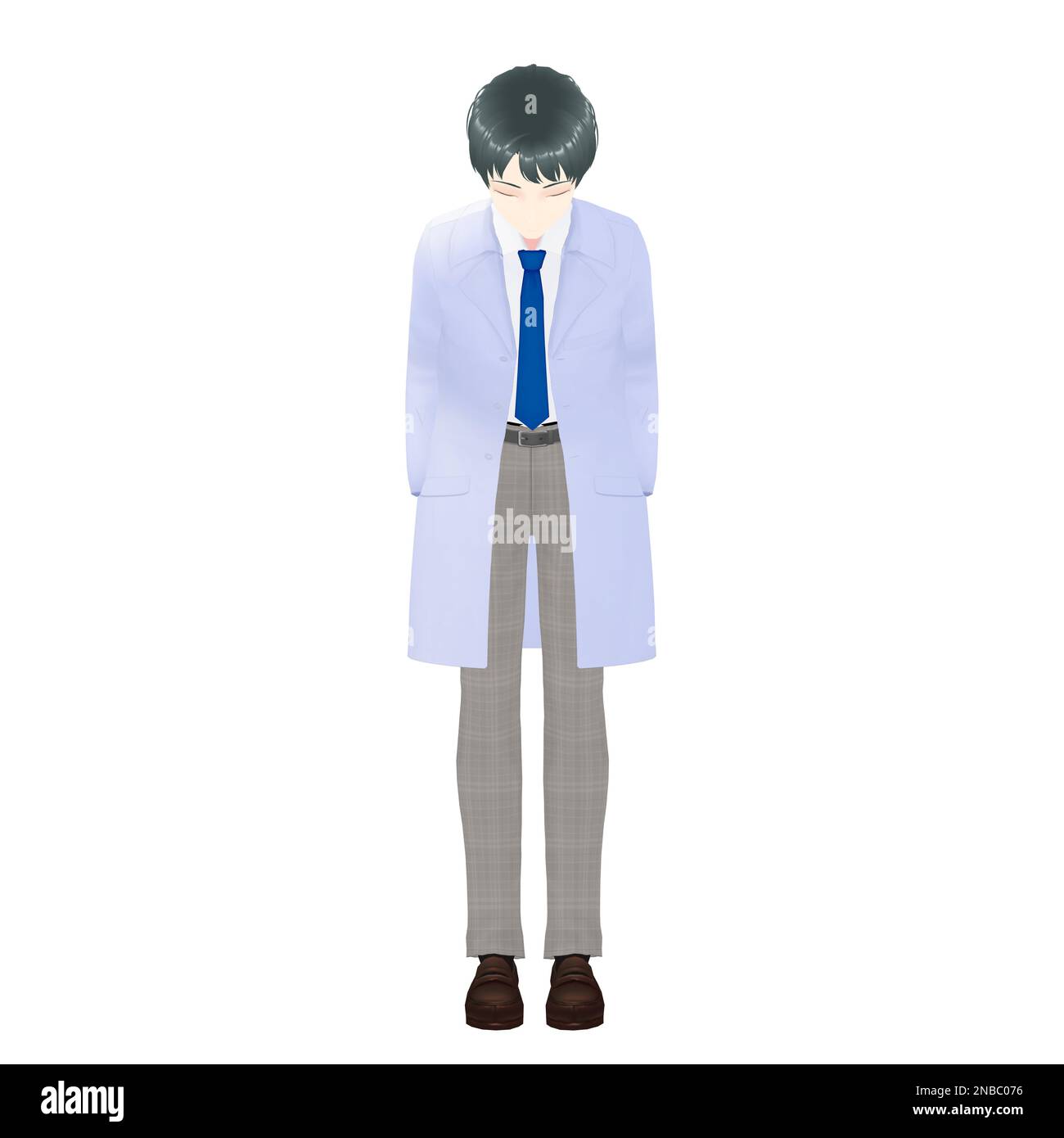 Male Doctor, 3D model Stock Photo - Alamy