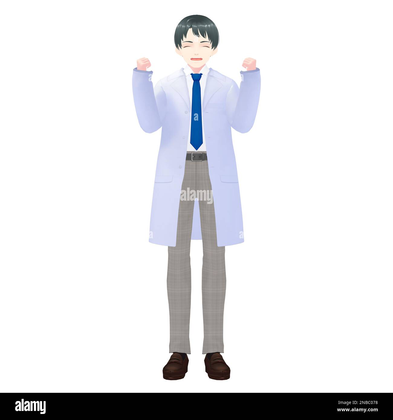 Male Doctor, 3D model Stock Photo - Alamy