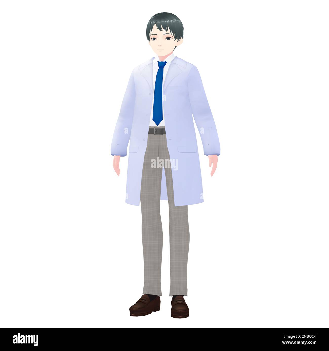 Male doctor avatar character hi-res stock photography and images - Alamy
