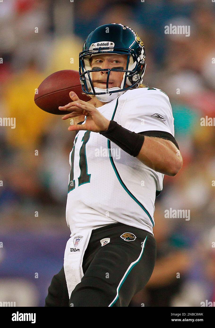 Jacksonville Jaguars quarterback Blaine Gabbert (11) during the first ...