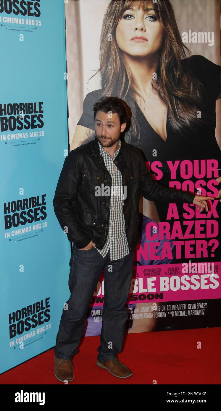 U.S. actor Charlie Day poses for a photo after he arrives at the ...