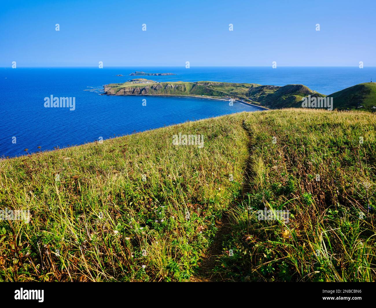 Landscape in Rebun Island, Hokkaido, Japan Stock Photo - Alamy