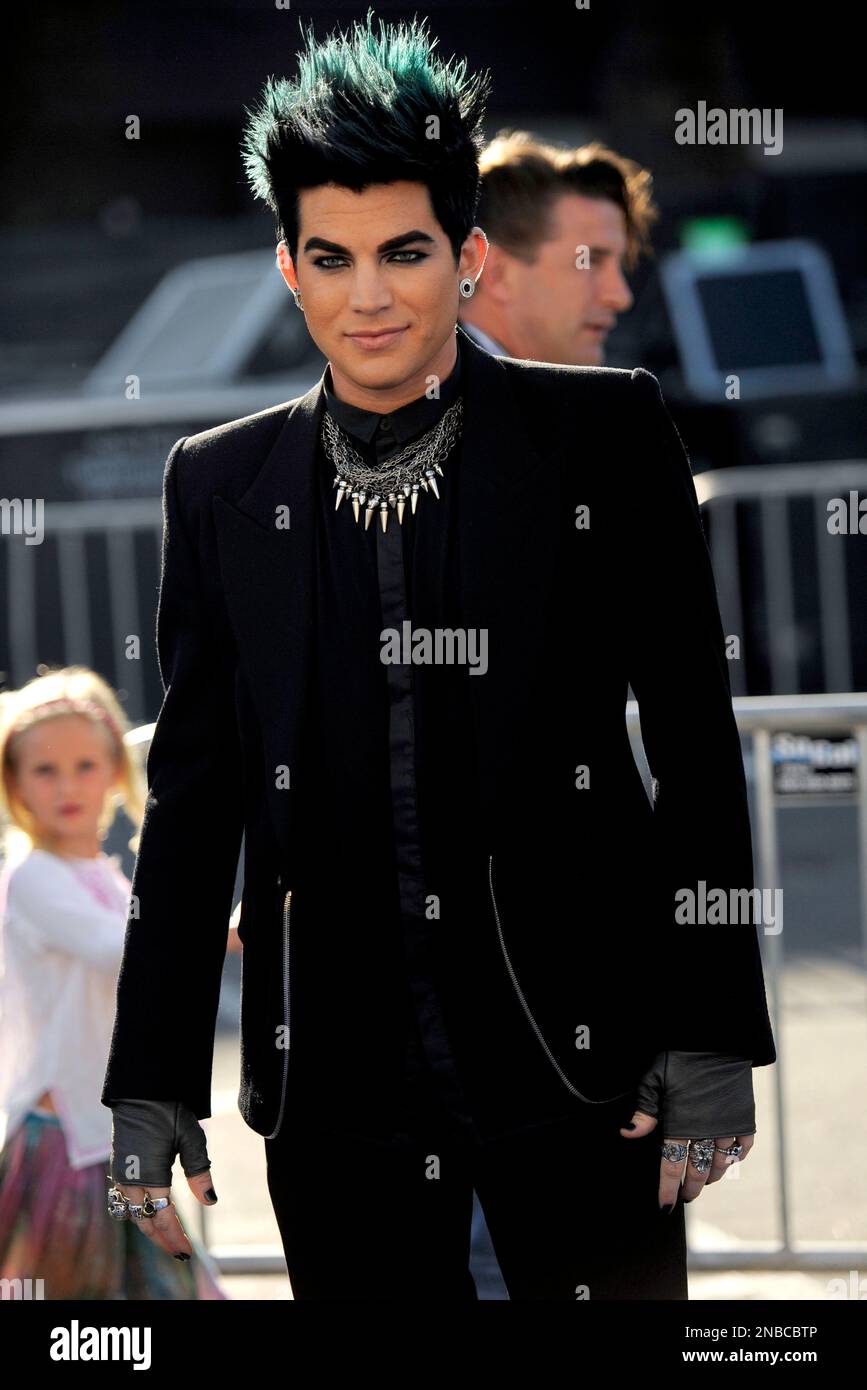 Adam Lambert arrives at the Do Something Awards on Sunday, Aug. 14 ...