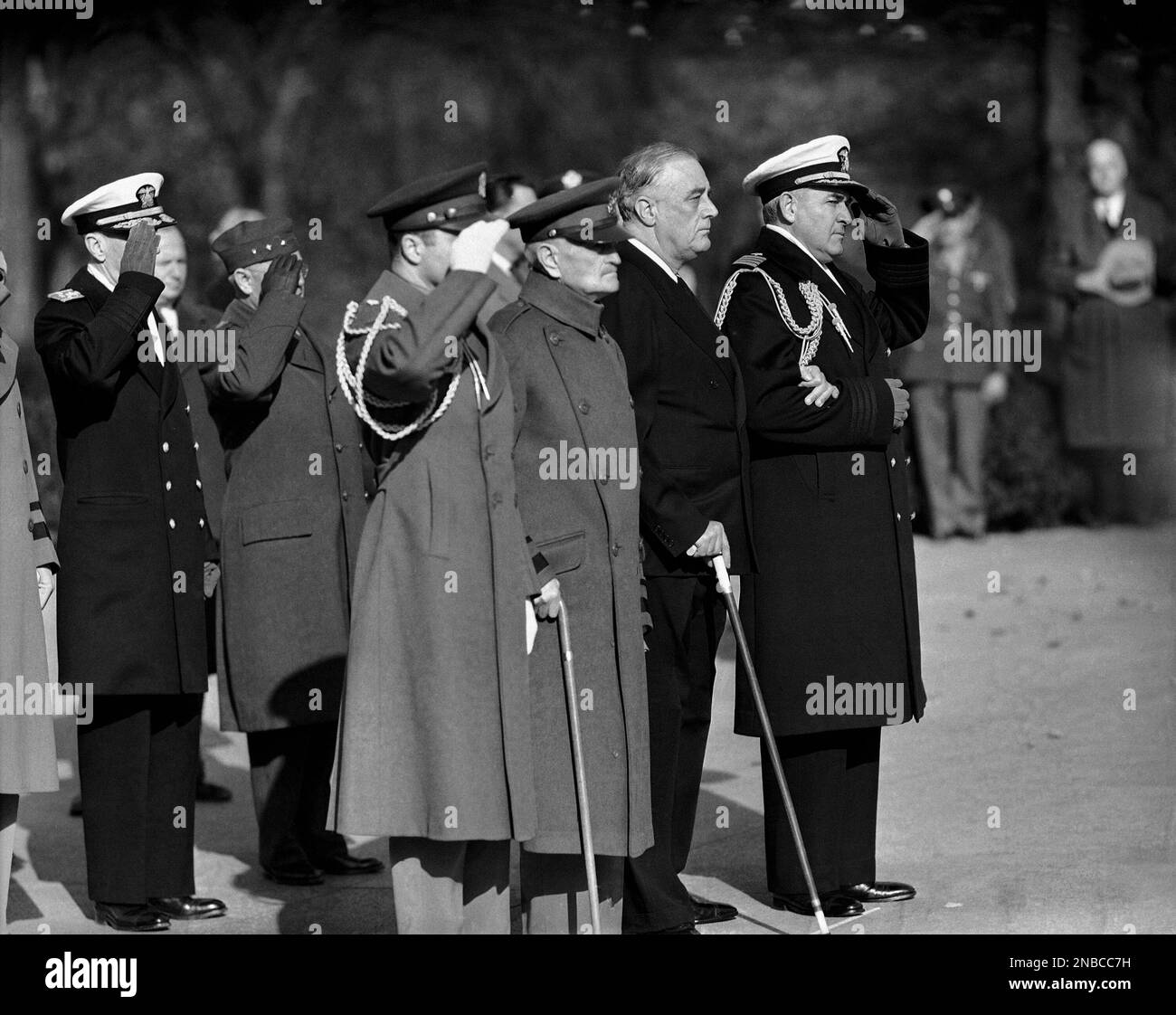 Head erect, wearing his favorite uniform with its high Russian-type ...