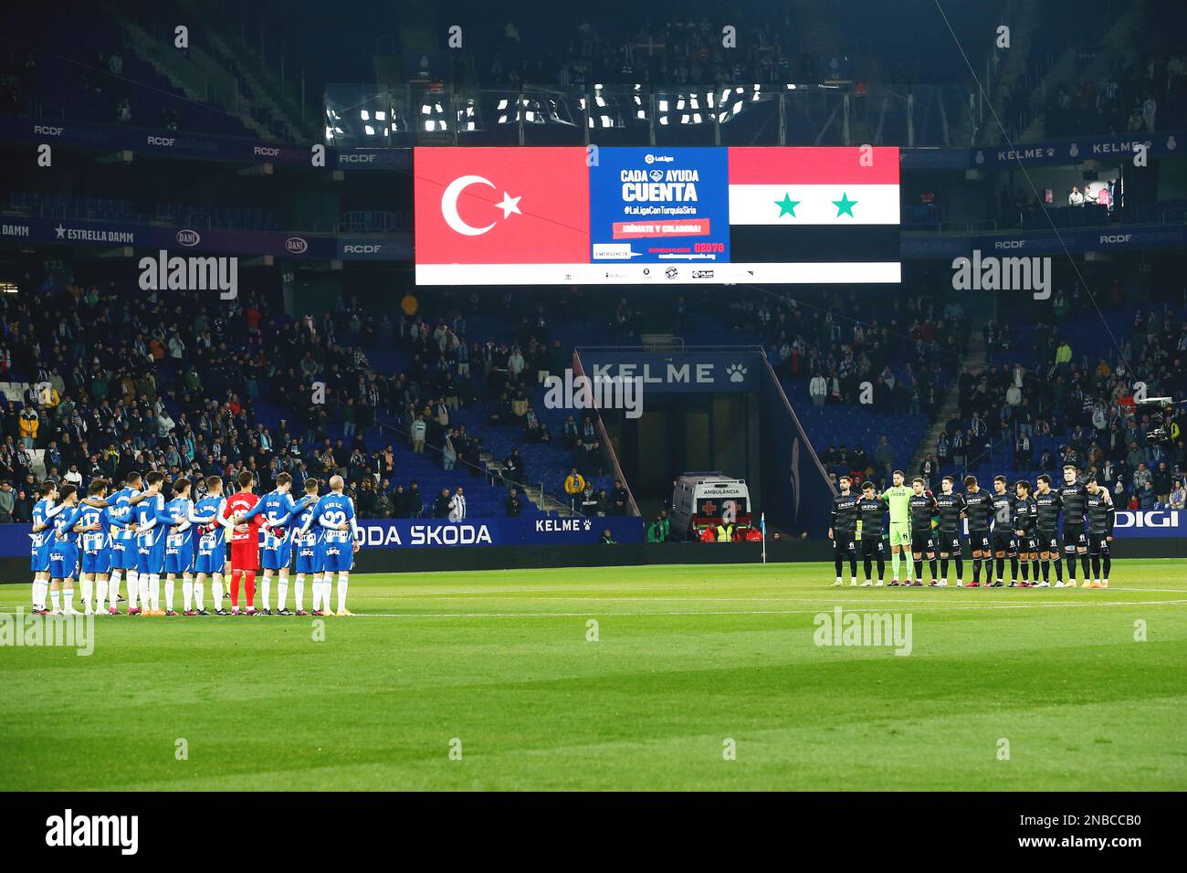 Barcelona, Spain. 13th Feb, 2023. Genaral view of silent prayer for ...