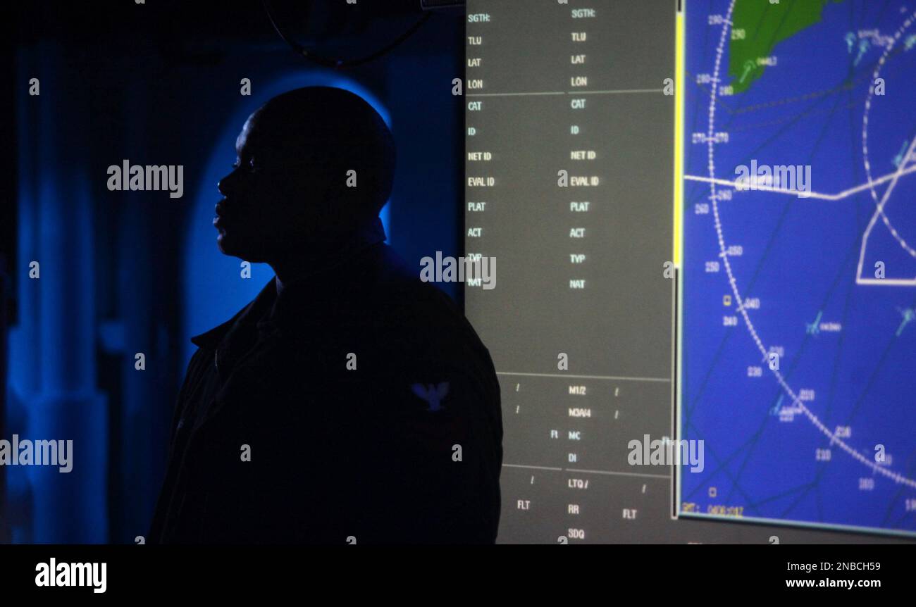 In this photo taken on Saturday, Aug. 13, 2011, a U.S. navy crew man ...
