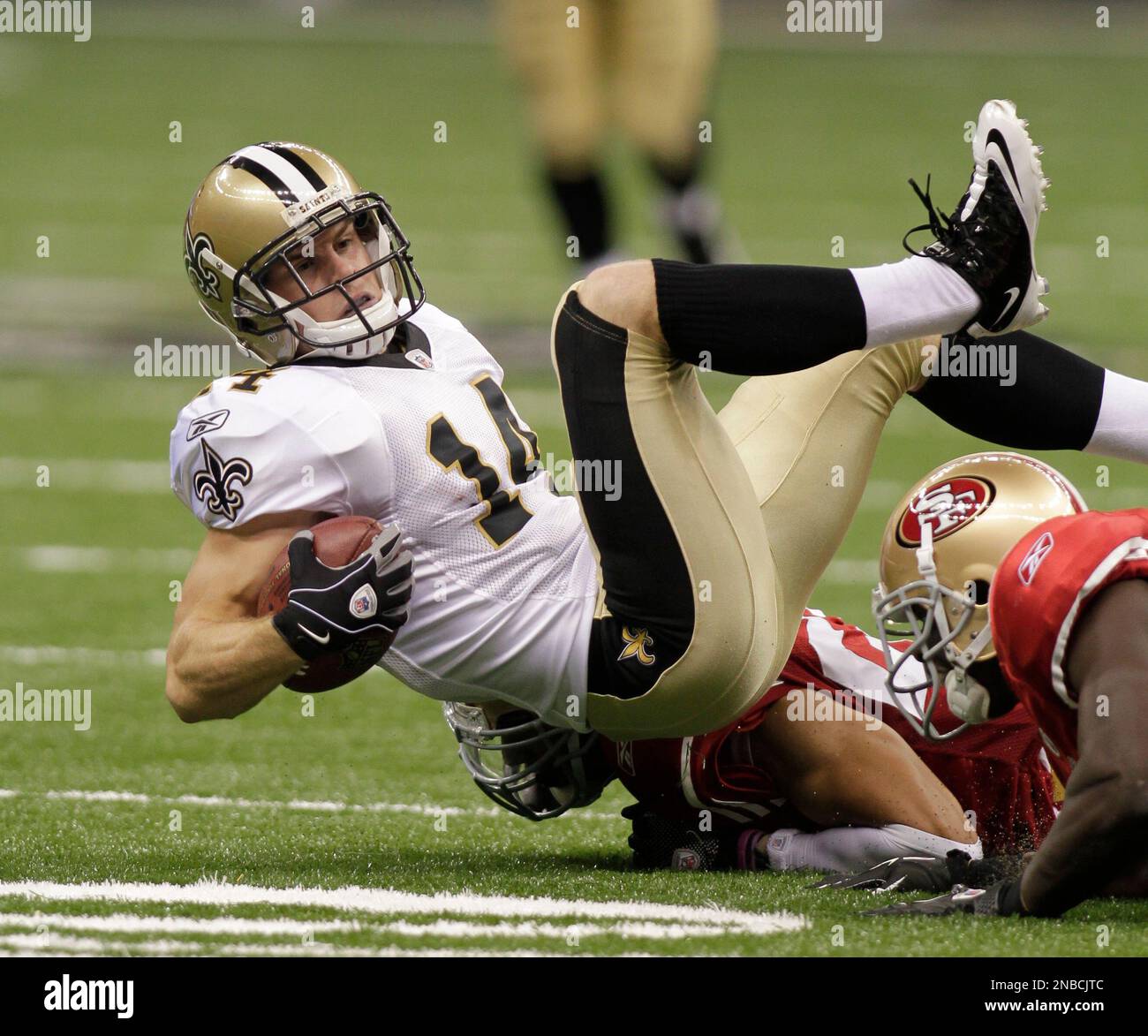 New Orleans Saints wide receiver Andy Tanner (14) during an NFL ...